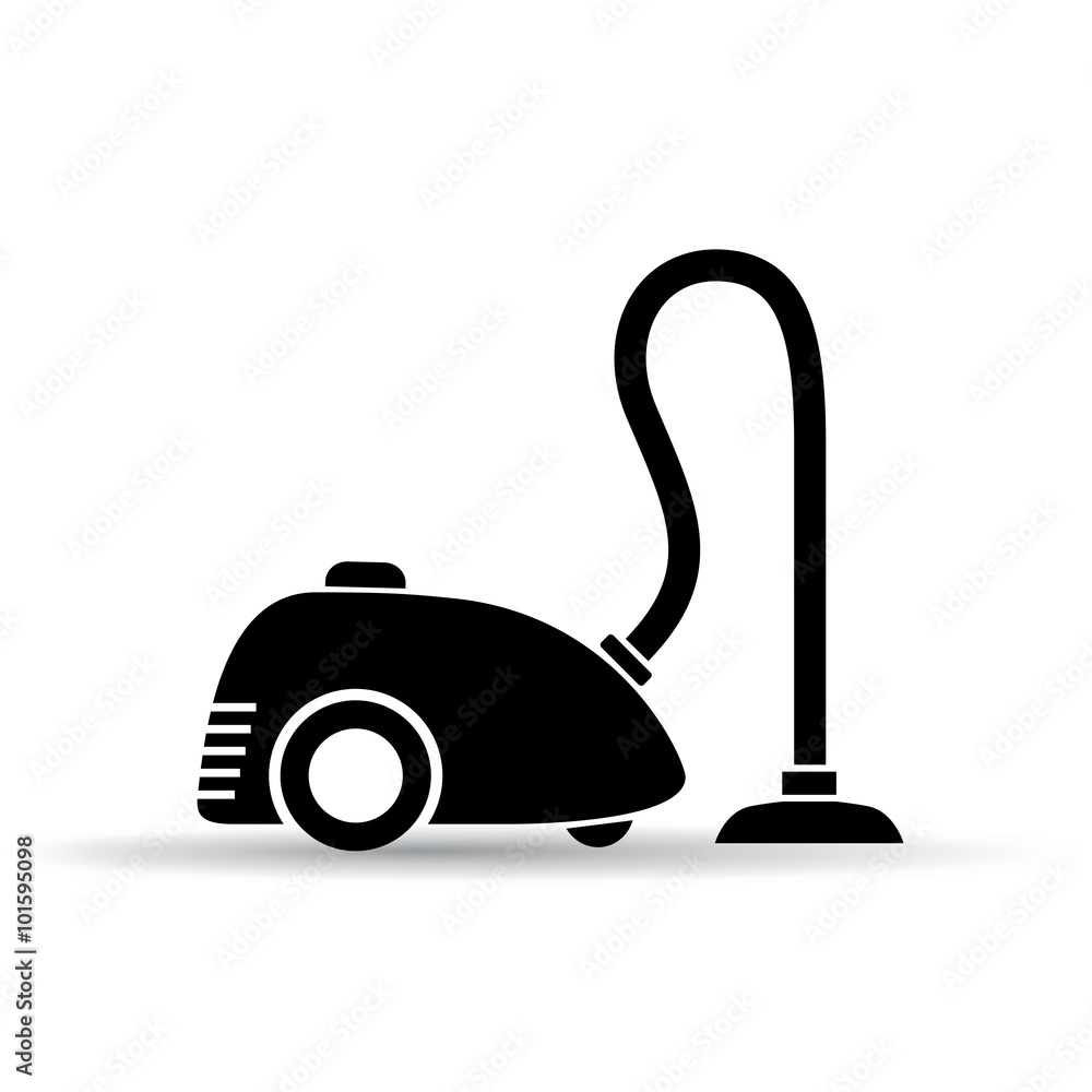 Vacuum cleaner vector pictogram Stock Vector | Adobe Stock