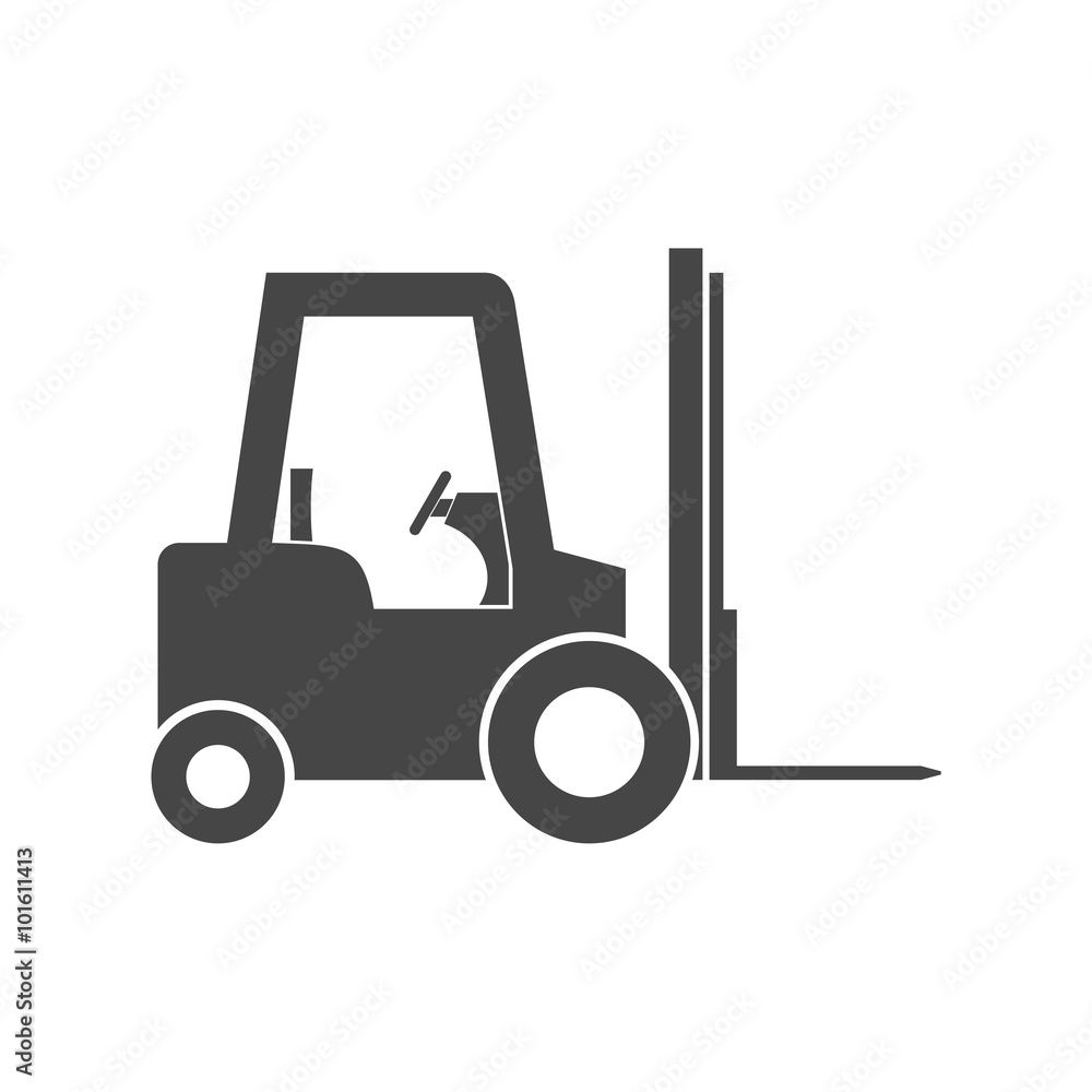 Forklift icon Stock Vector | Adobe Stock