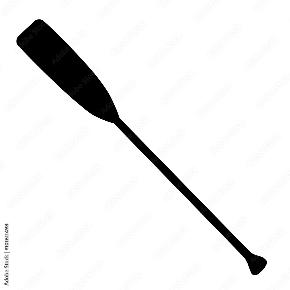Oar black Stock Vector | Adobe Stock