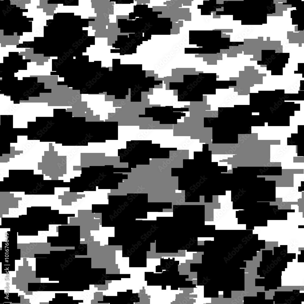 Seamless Background Square Camouflage Stock Illustration | Adobe Stock