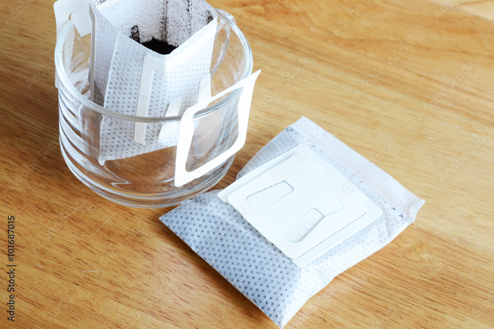 coffee drip bag Stock Photo | Adobe Stock