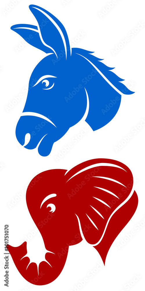 Elephant Vs Donkey Politics