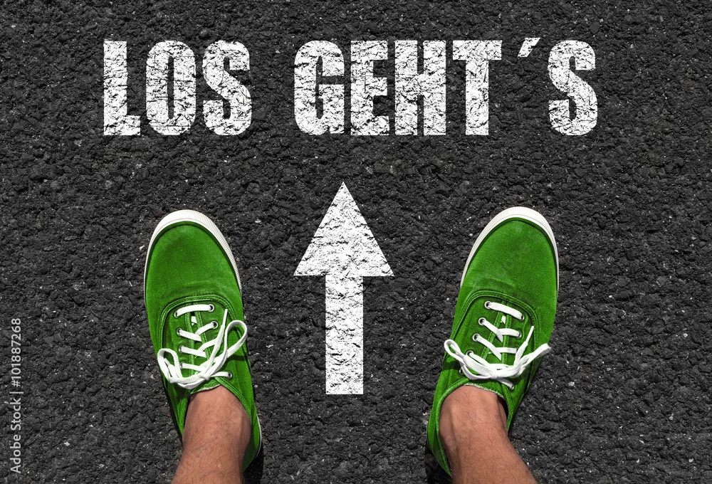 Los geht´s Stock-Foto | Adobe Stock