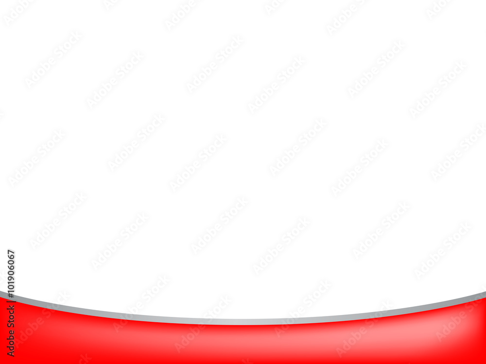 White background with red bar for presentation Stock Vector | Adobe Stock