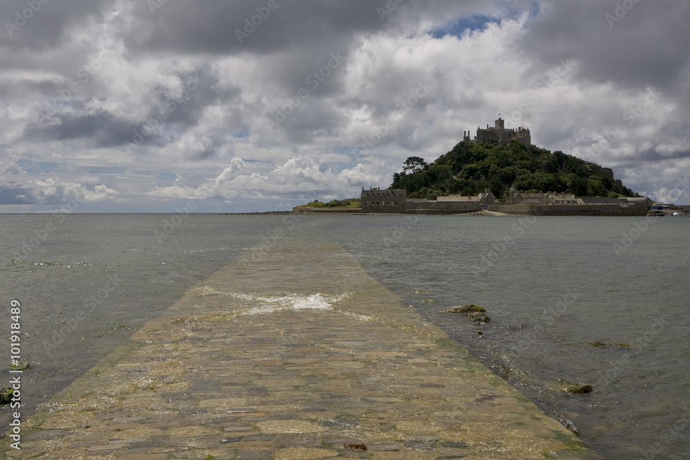 Mount St Michael, Cornwall. Mount St Michael is a small tidal island in ...