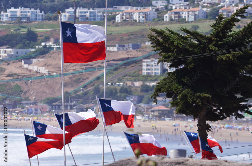 Las 3 Banderas De Chile _ Los verdaderos símbolos de Chile – LAJH
