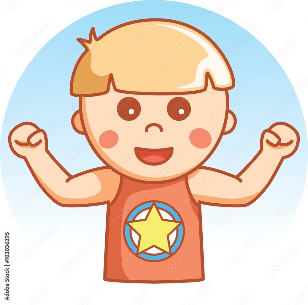 Strong Boy Clipart