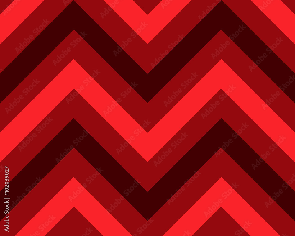 Seamless geometric strip pattern. Stripy texture. Zig-zag line background. Diagonal strips. Red ...