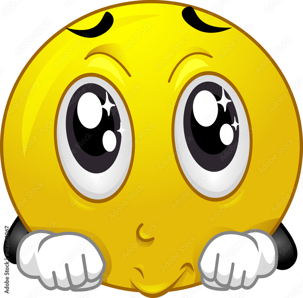 Mascot Smiley Puppy Dog Face Stock Vector | Adobe Stock