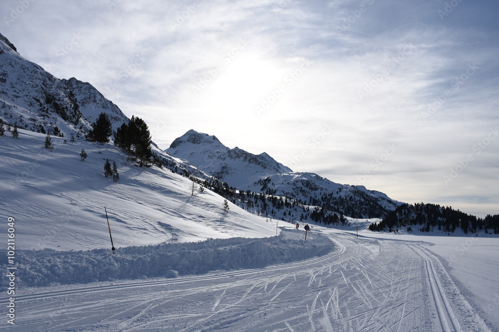Schipiste, Langlaufloipe, Staller Sattel, Osttirol, Wanderweg, Straße ...