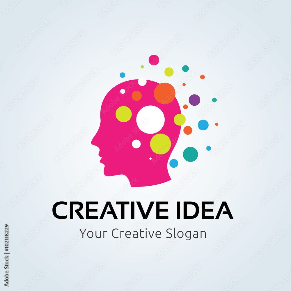 Creative idea logo,Brain logo,learning logo,education logo,mine and ...