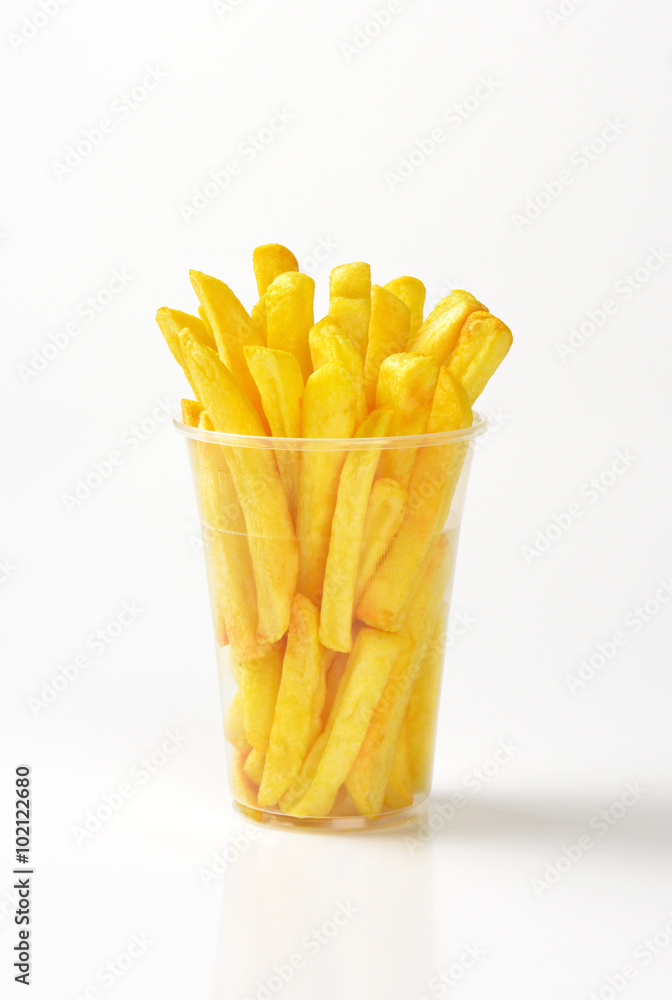 portion of French fries Stock Photo | Adobe Stock