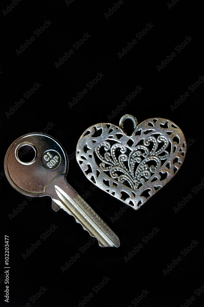 Heart Shaped House Key