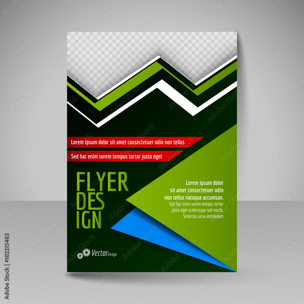 Editable A4 poster for design, presentation, magazine cover. Bus Stock ...