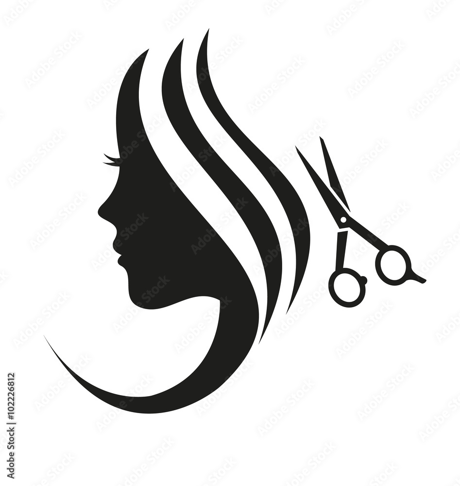 Vetor do Stock: Frisör, Coiffeur, Stylist Silhouette | Adobe Stock