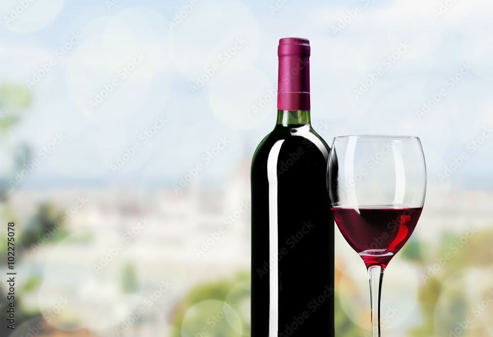 Wine Bottle. Stock Photo | Adobe Stock
