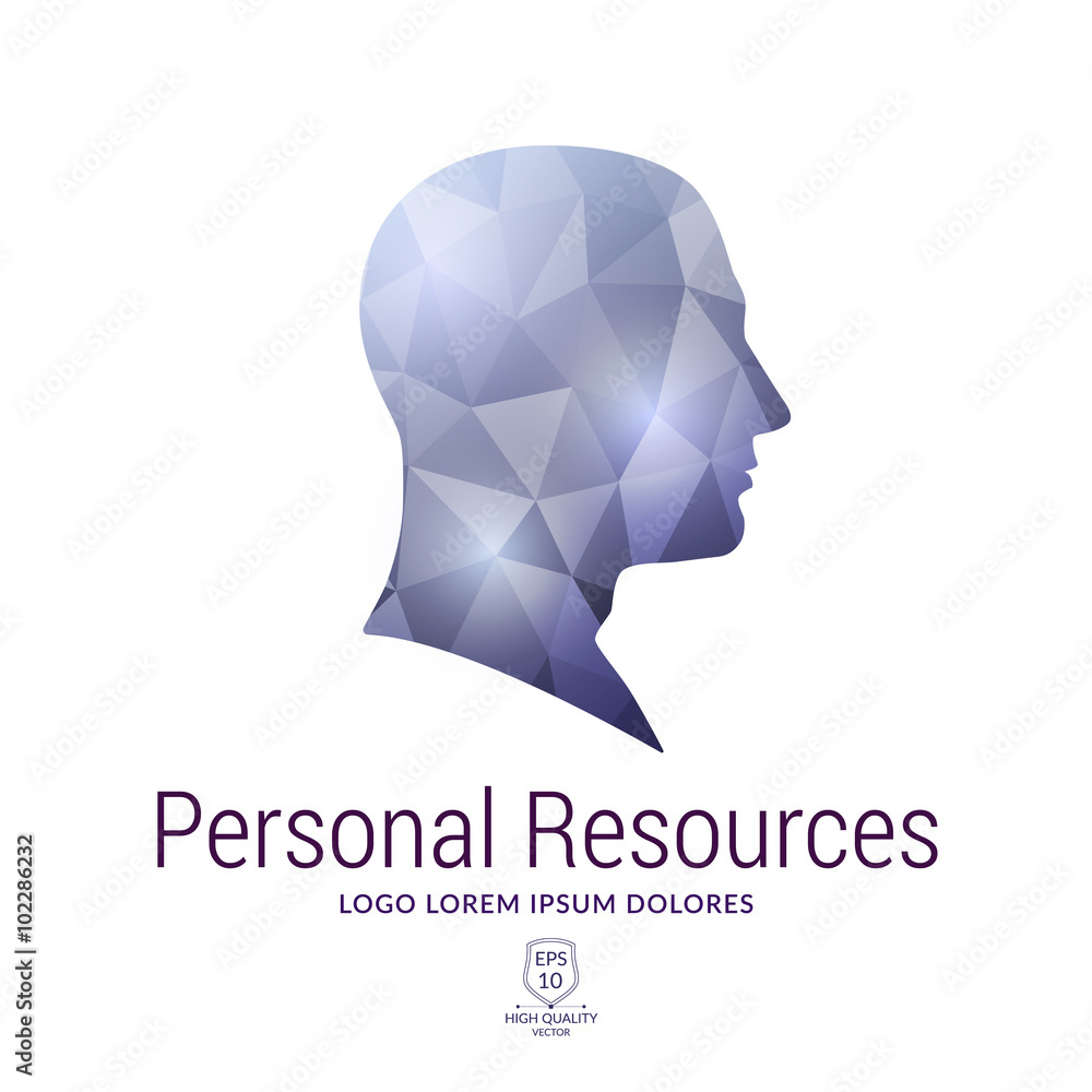 Male Head Silhouette Grey
