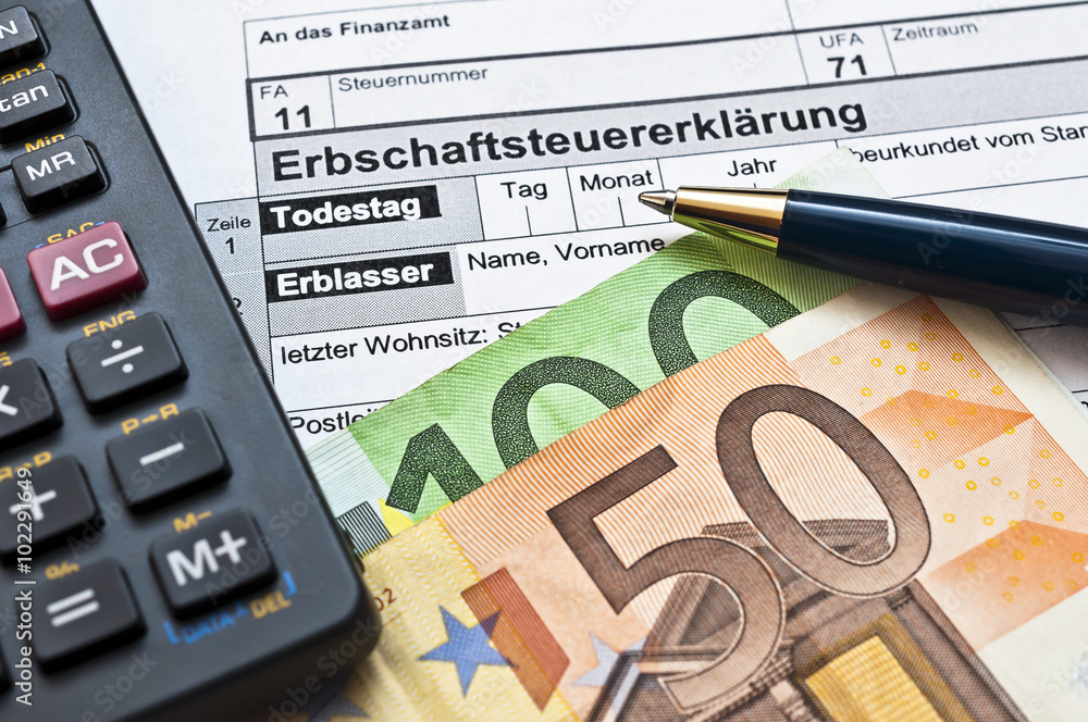 Finanzamt Erbschaftssteuer Stock-Foto | Adobe Stock