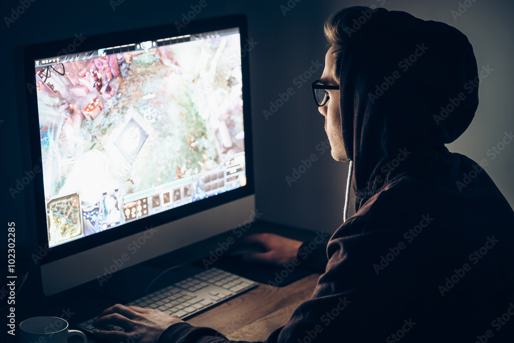 Night game. Stock Photo | Adobe Stock