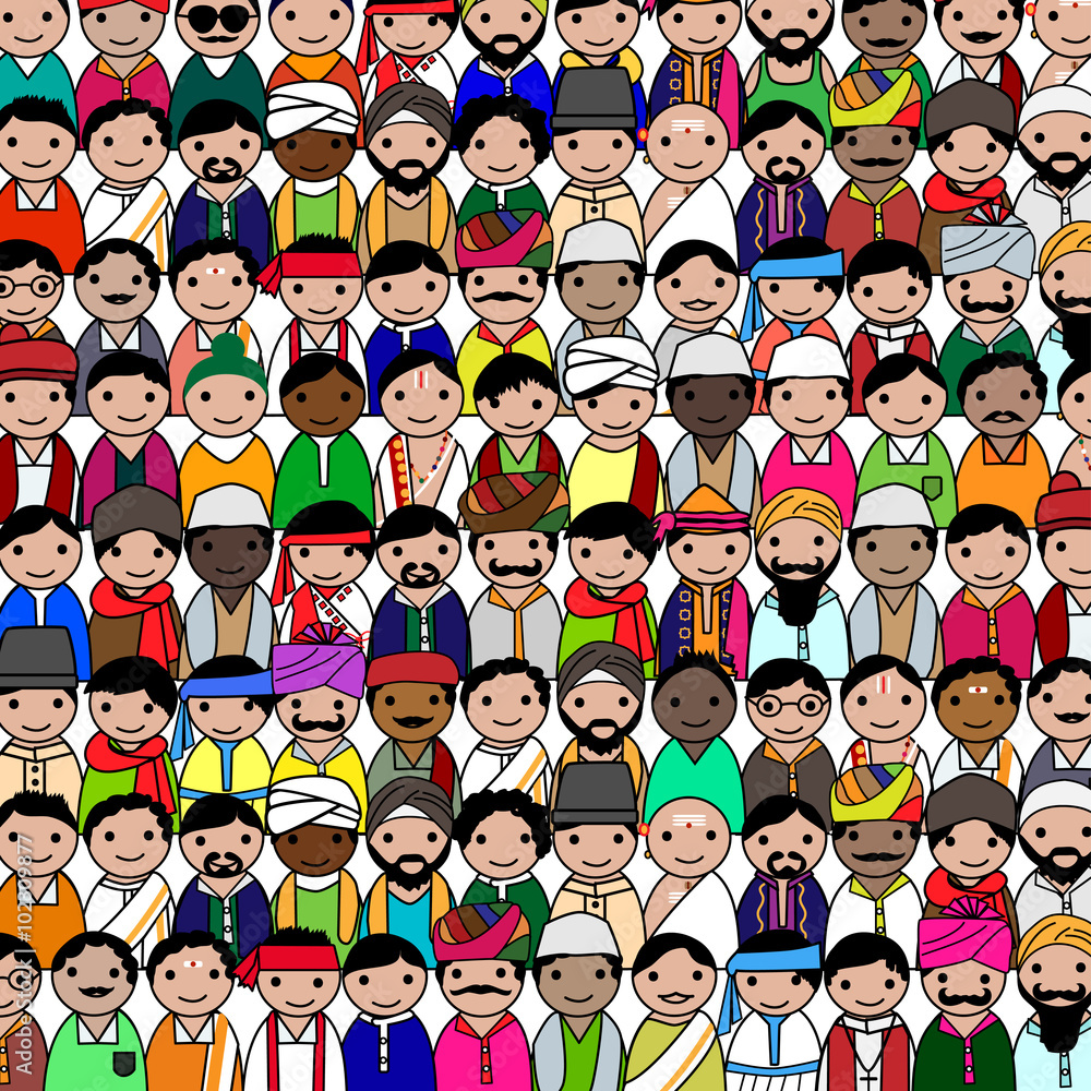 Indian People Crowd