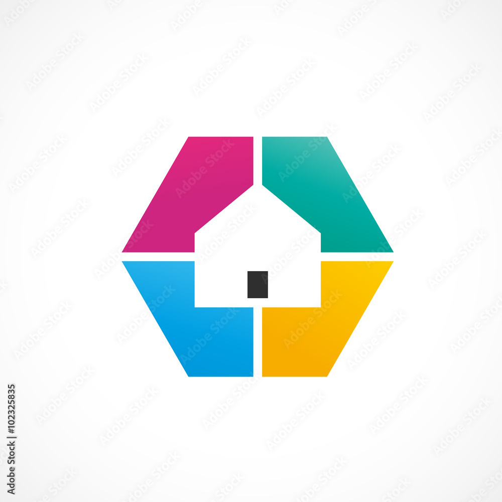 logo maison Stock Vector | Adobe Stock