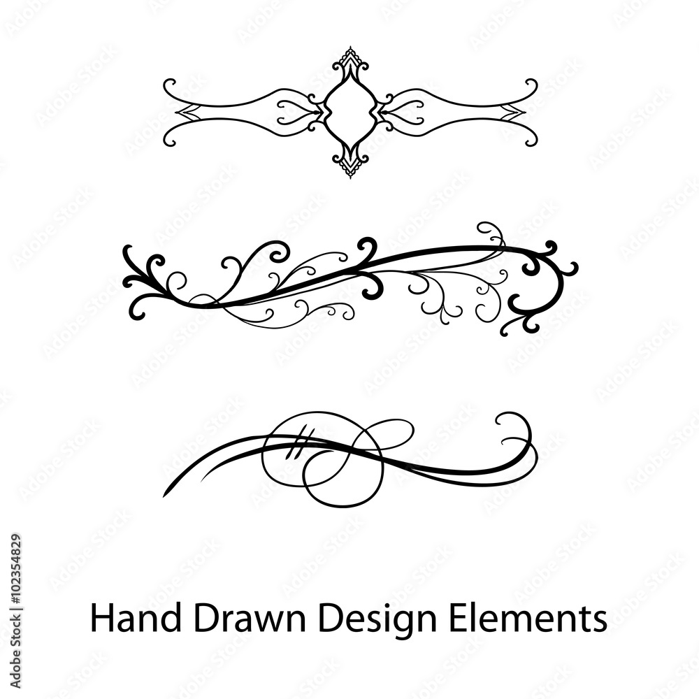 Fancy Underline Vector