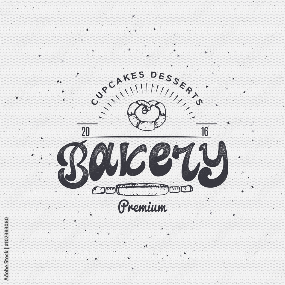 Bakery. Handwritten inscription. Hand drawn calligraphy lettering ...