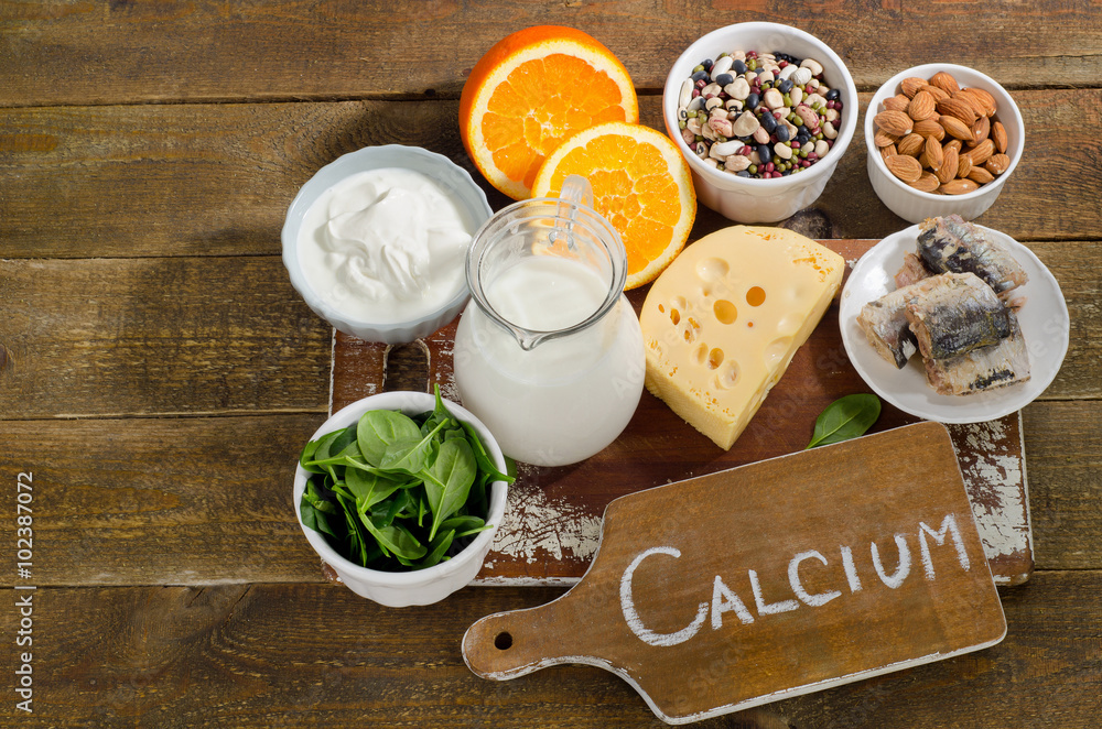 Best Calcium Rich Foods Sources. Healthy eating Stock Photo | Adobe Stock