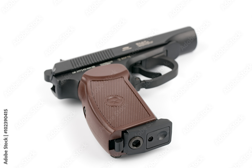 The Makarov pistol or PM is a Russian semi-automatic pistol, it Stock ...