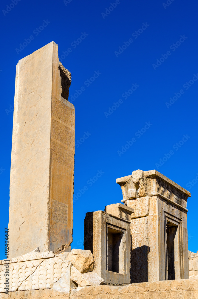 Tachara Palace of Darius at Persepolis, Iran Stock Photo | Adobe Stock