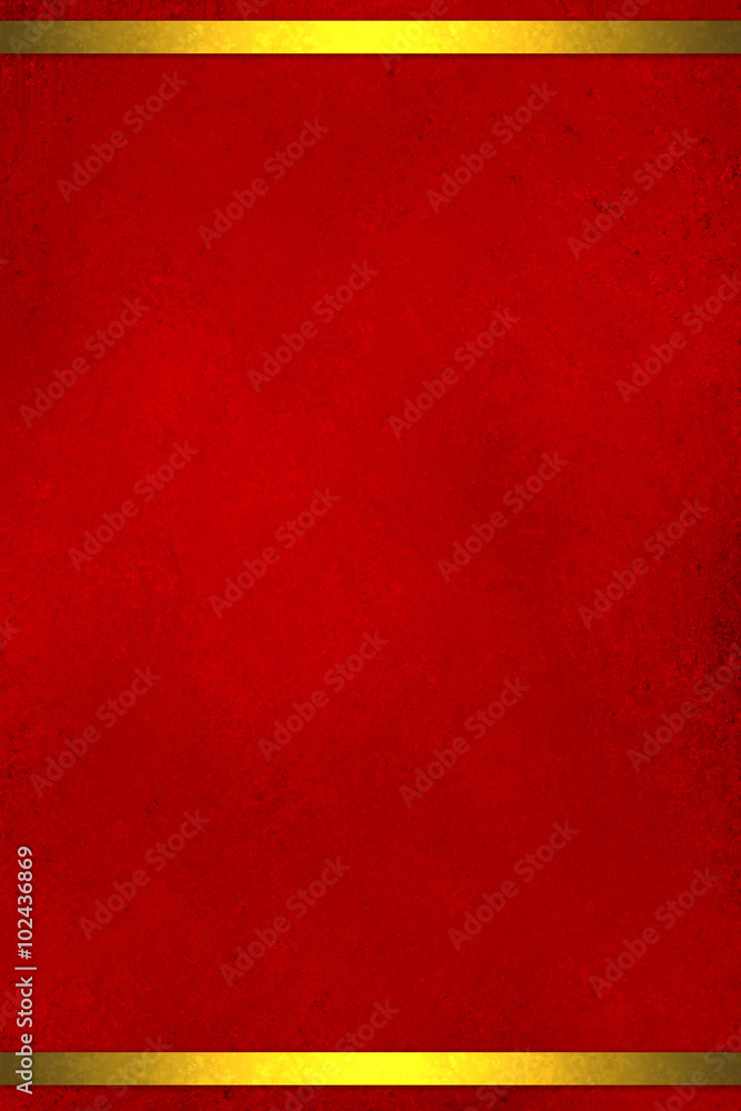 luxury red background with gold striped trim on borders Stock ...