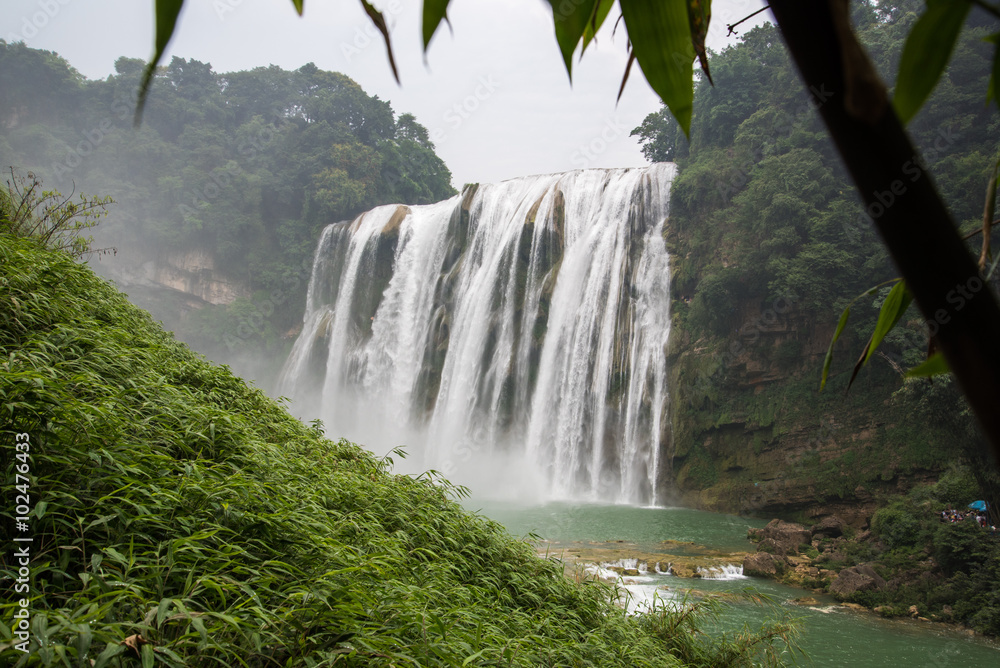 Huangguoshu waterfall. China's largest waterfall Stock Photo | Adobe Stock