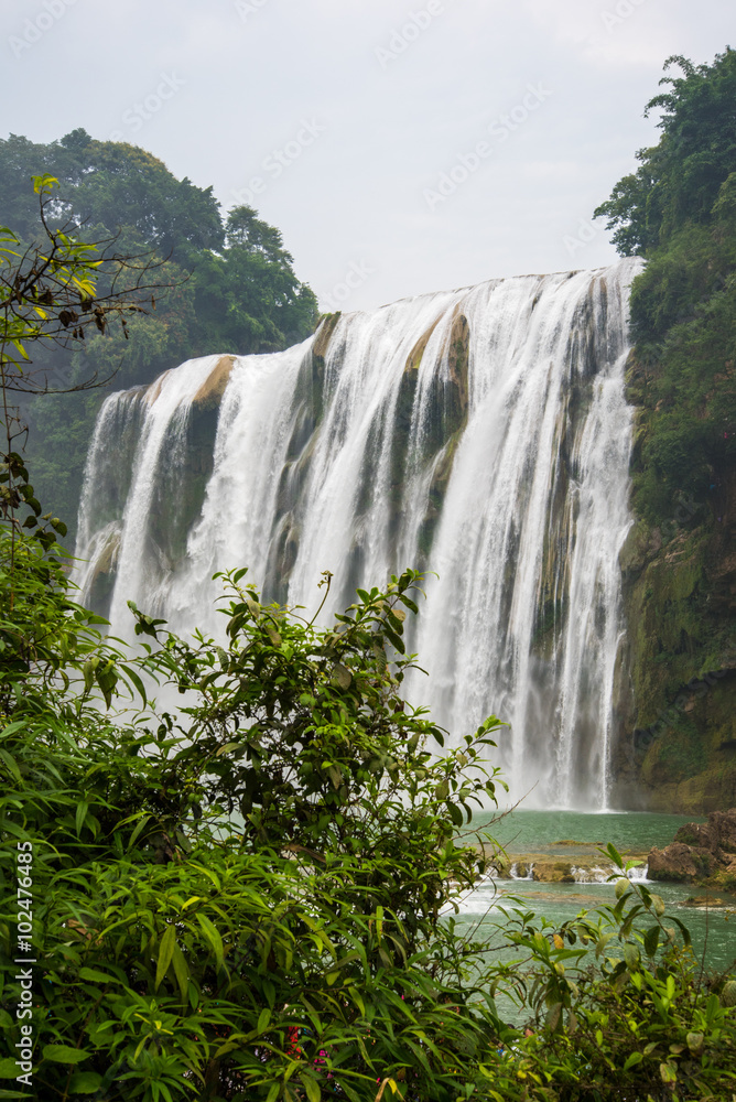Huangguoshu waterfall. China's largest waterfall Stock Photo | Adobe Stock