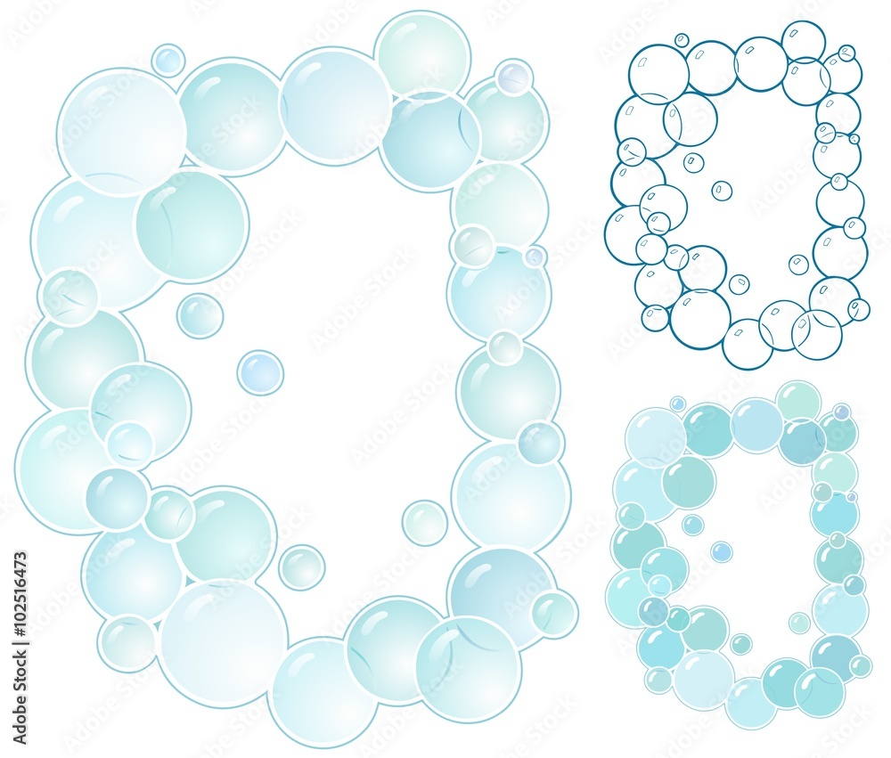 Soap Bubbles Border
