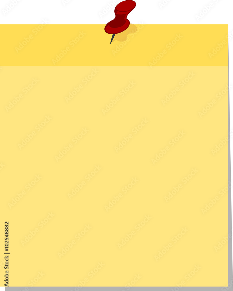 Ilustración vectorial post it colores Stock Vector | Adobe Stock