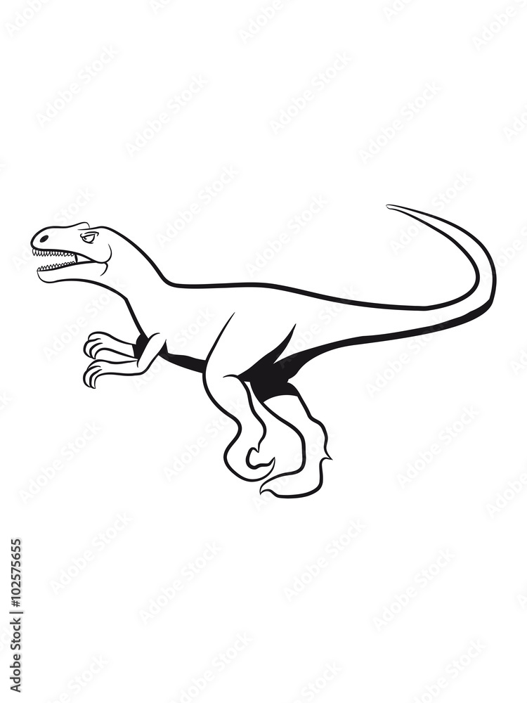 dinosaur Abelisaurus Stock Illustration | Adobe Stock