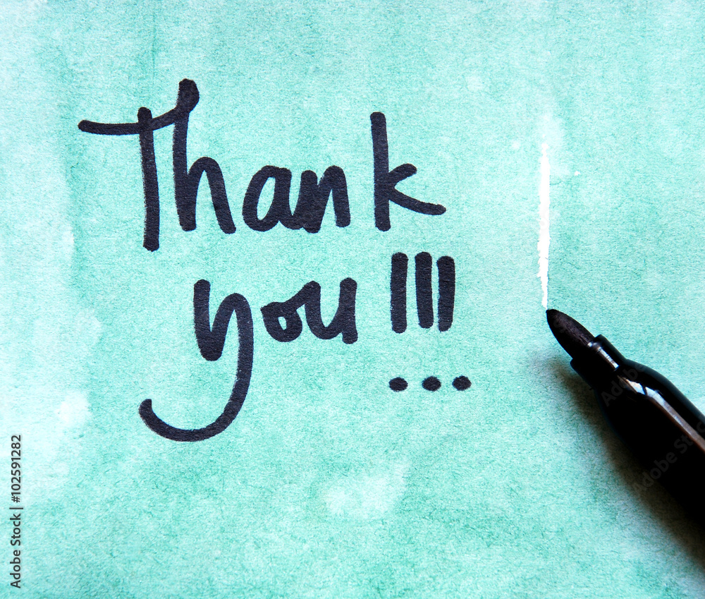 thank you message Stock Photo | Adobe Stock