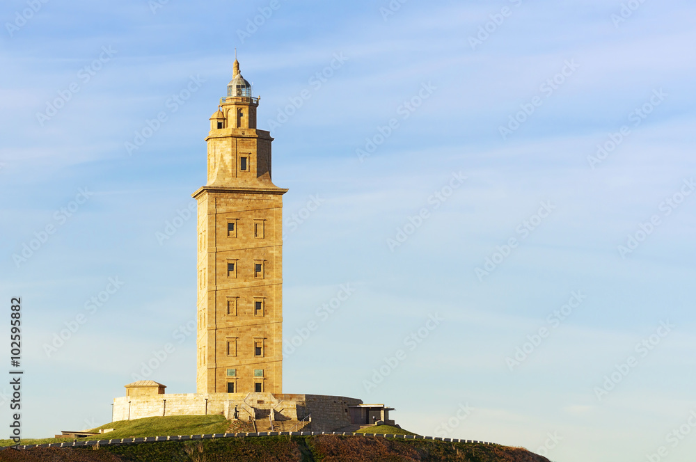 Hercules tower, Torre de Hercules, roman lighthouse , UNESCO world ...
