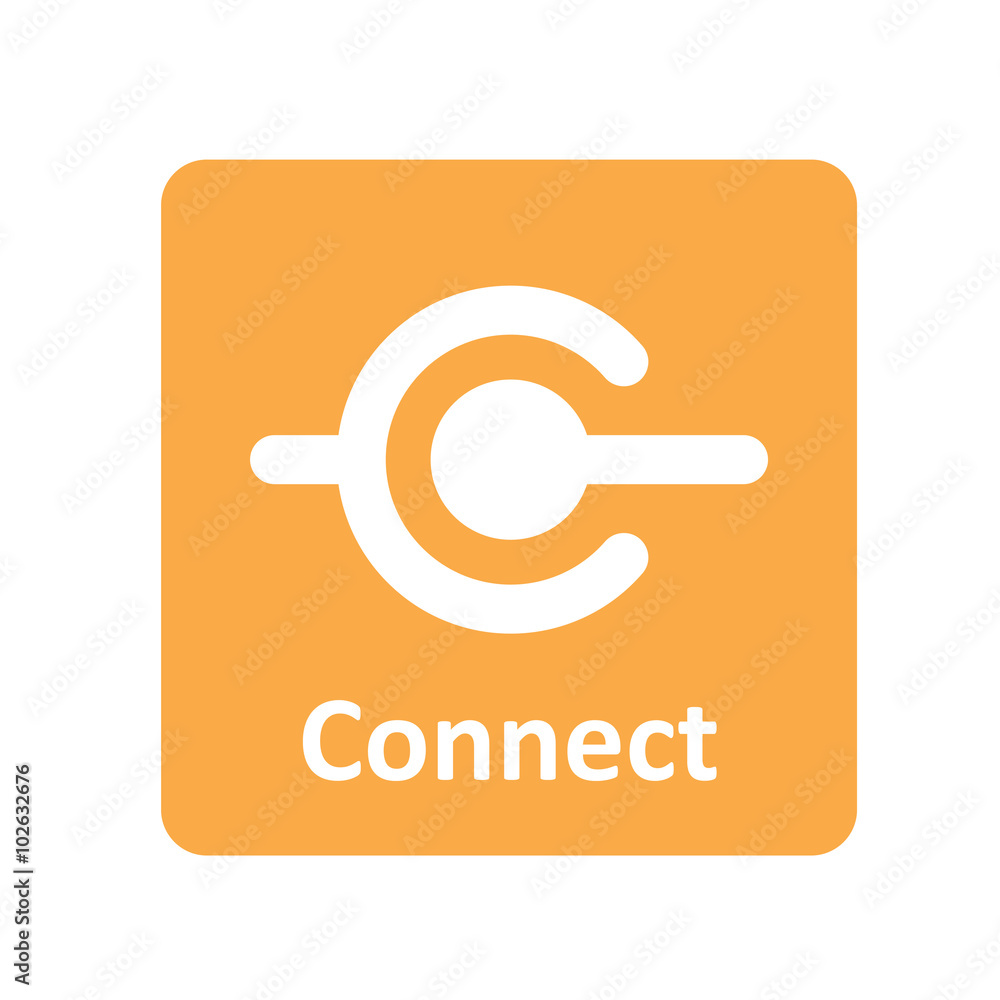 Connection node icon for web Stock Vector | Adobe Stock