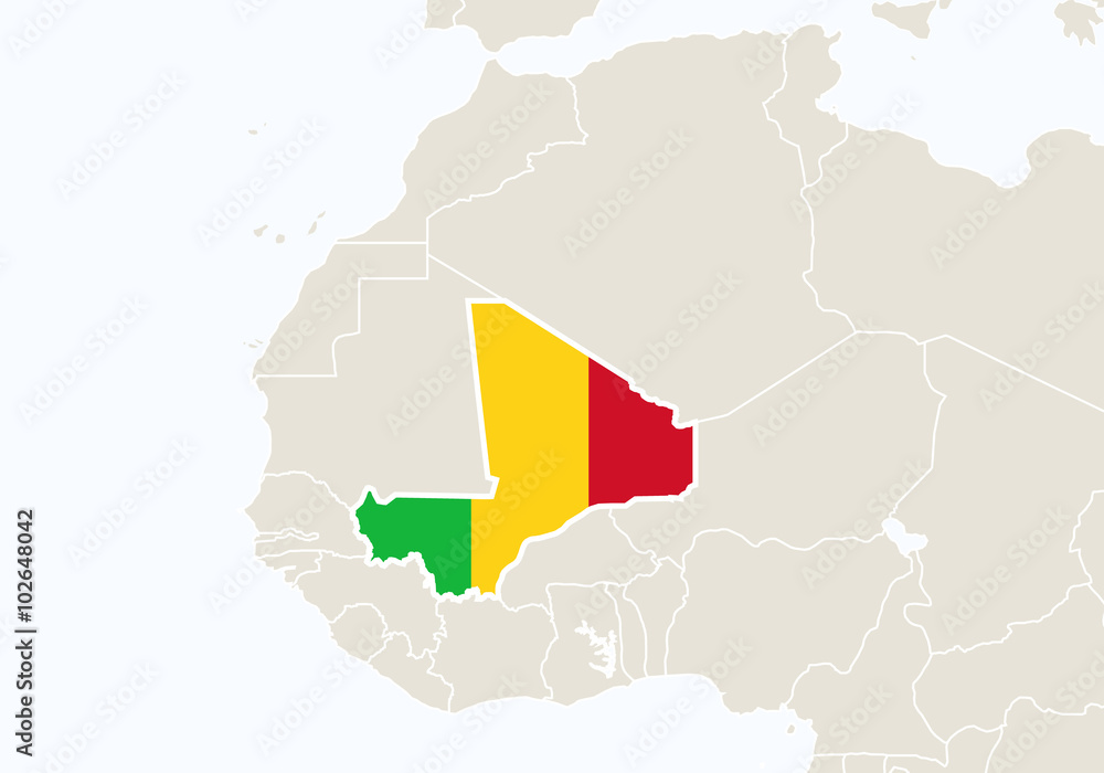 Mali Africa Location
