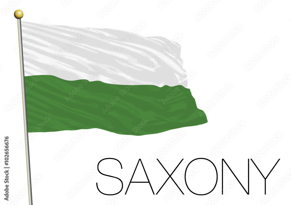 saxony flag Stock Vector | Adobe Stock