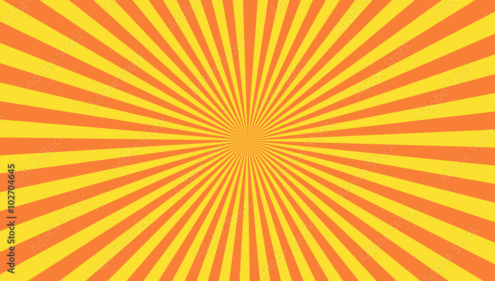 Yellow And Orange Starburst Background Stock Illustration Adobe Stock