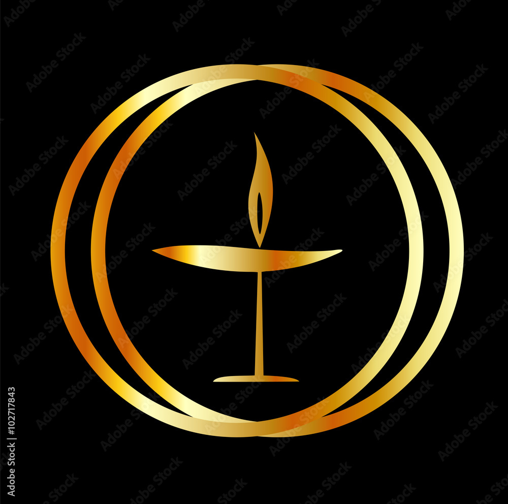 The Flaming Chalice- the symbol of Unitarianism and Unitarian ...