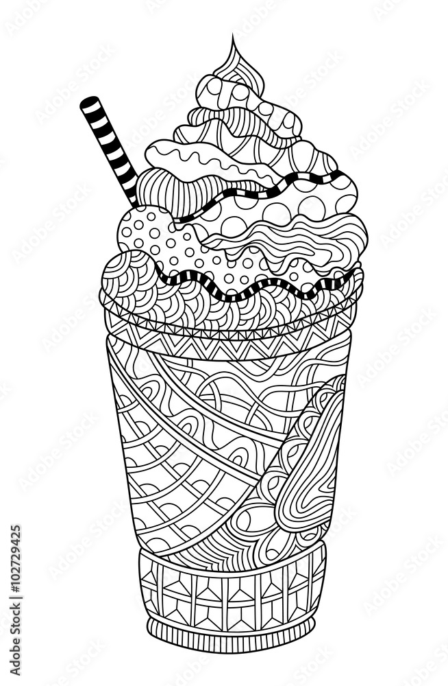 Zentangle Coloring Pages