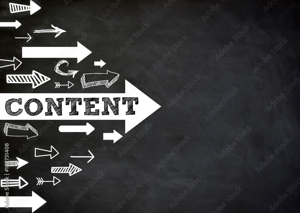 Content - direction Stock Illustration | Adobe Stock