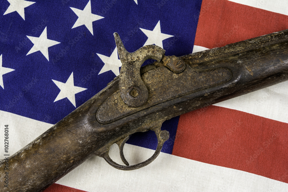 American Flag Musket