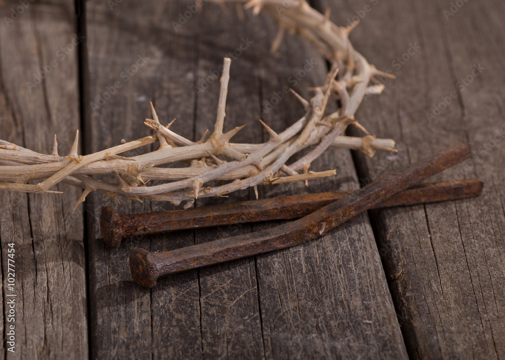 Crown Of Thorns And Nails