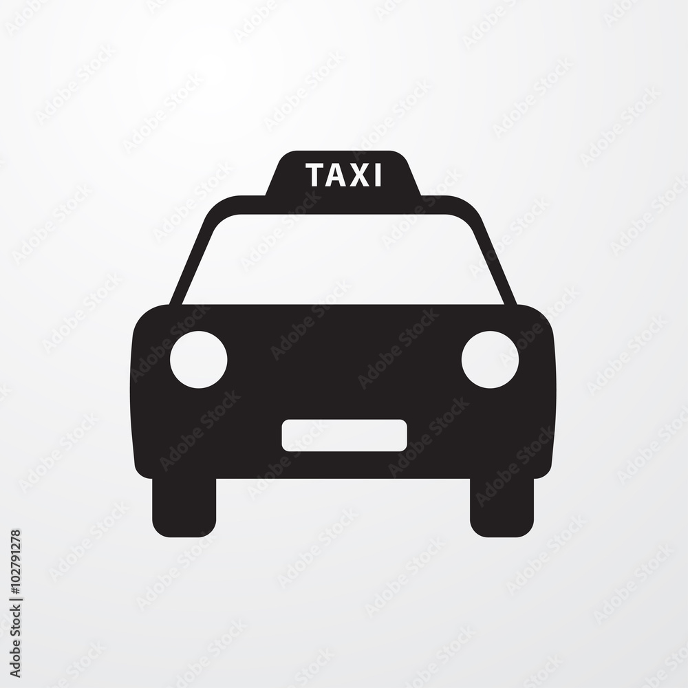 Taxi icon for web and mobile. Stock Vector | Adobe Stock