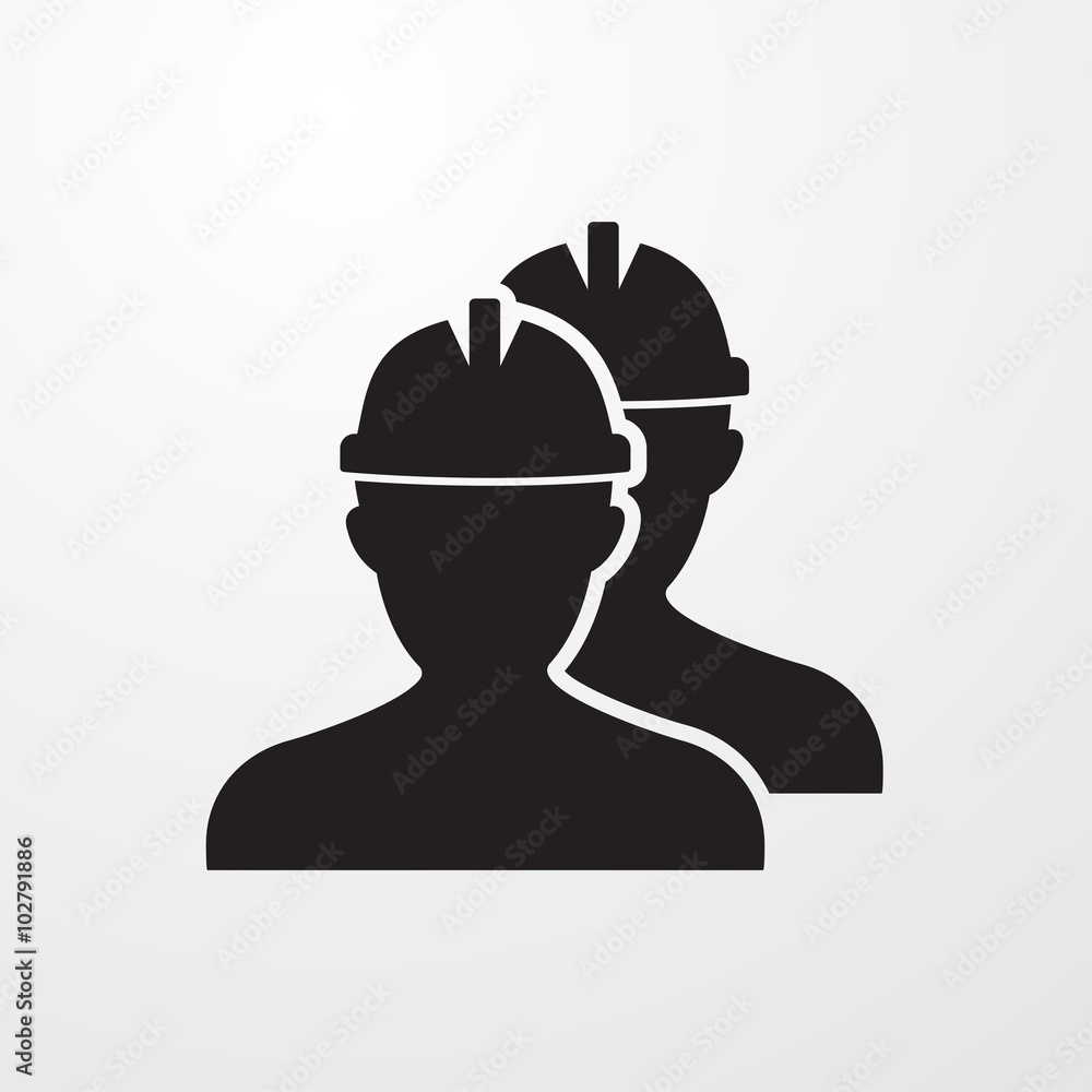 Workers icon for web and mobile. Stock Vector | Adobe Stock