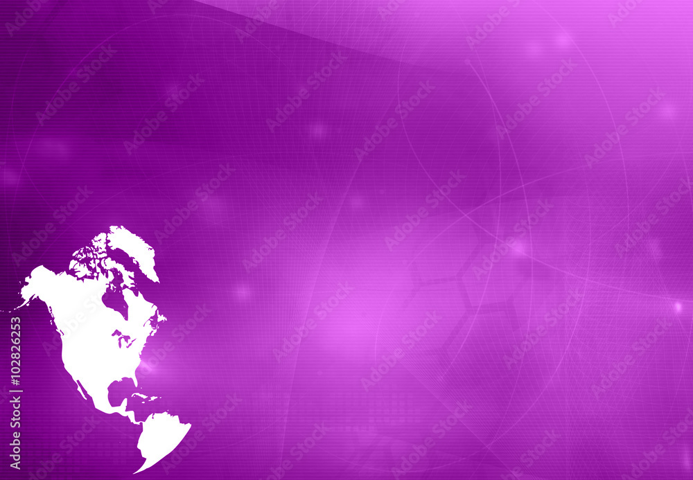 America map technology style artwork for your design Stock Photo ...